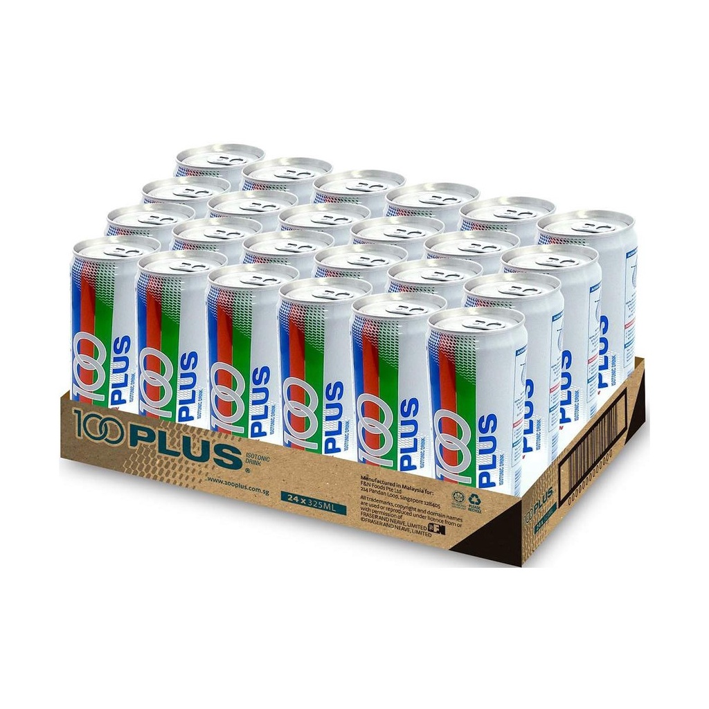 100 Plus Isotonic Drink - Original (325ml x 24 Cans) | Shopee Singapore
