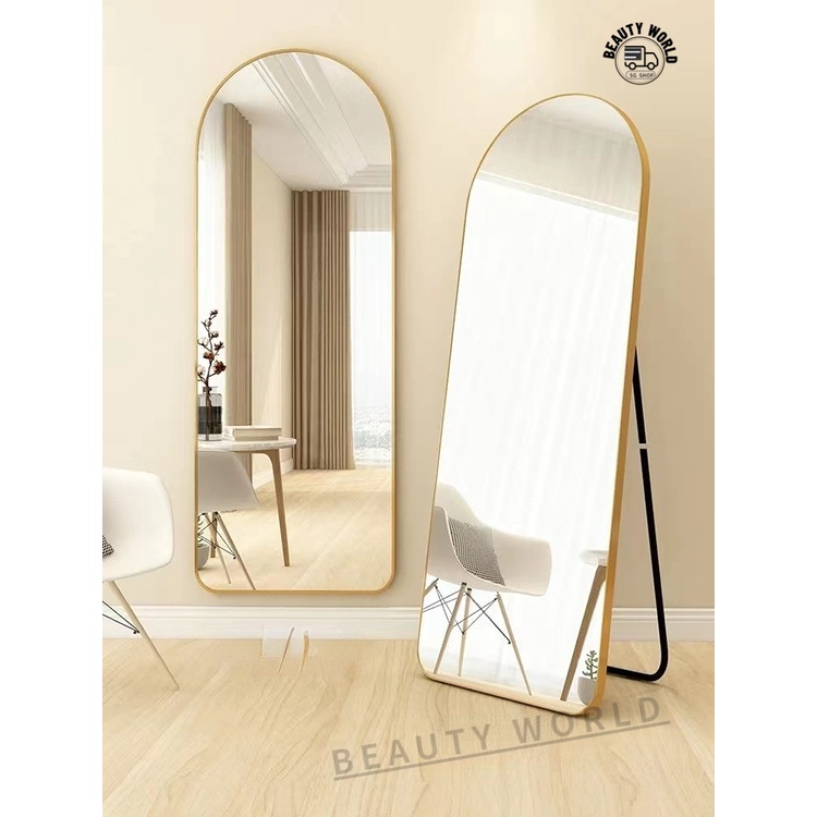 Full-length mirror, floor-to-ceiling mirror. Girls' bedroom wall ...