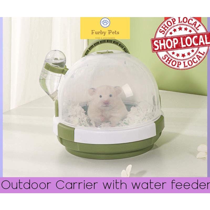 Hamster Carrier Outdoor Small Cage Hamster Traveler Hamster Travelling ...