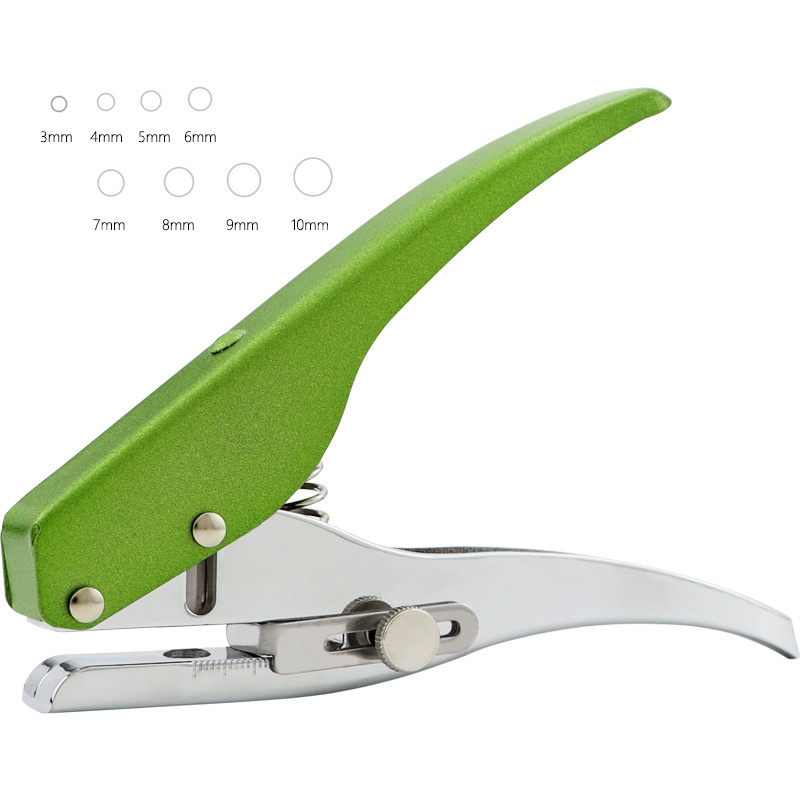 3mm/4mm/5mm/6mm/7mm/8mm/9mm/10mm Circle Hole Punch Paper Punch Hand ...