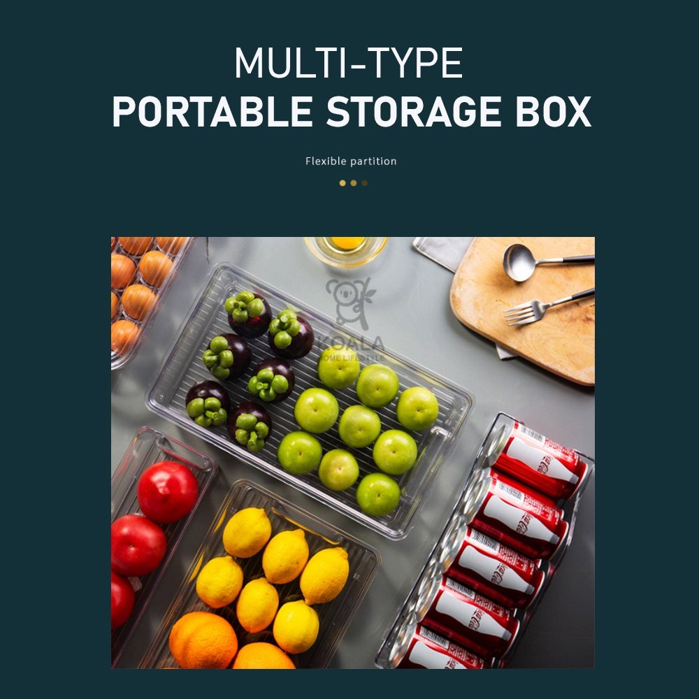 🇸🇬Koala Home🔥Fridge Organizer Boxes/Storage Drawer/Refrigerator ...