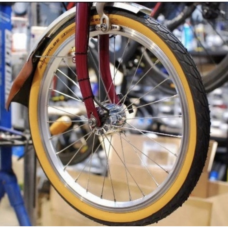 Outer Tire schwalb marathon racer tanwall 16 349 Size 16 plus fit for ...