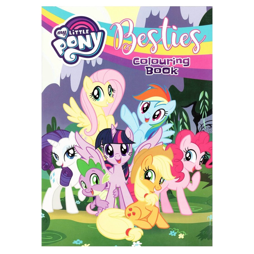 My Little Pony Besties Colouring Activity Book For Kids With 32 Pages ...
