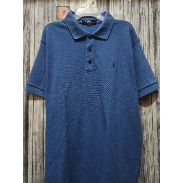 Polo shirt polo shirt polo ralp lauren navy logo blue | Shopee Singapore
