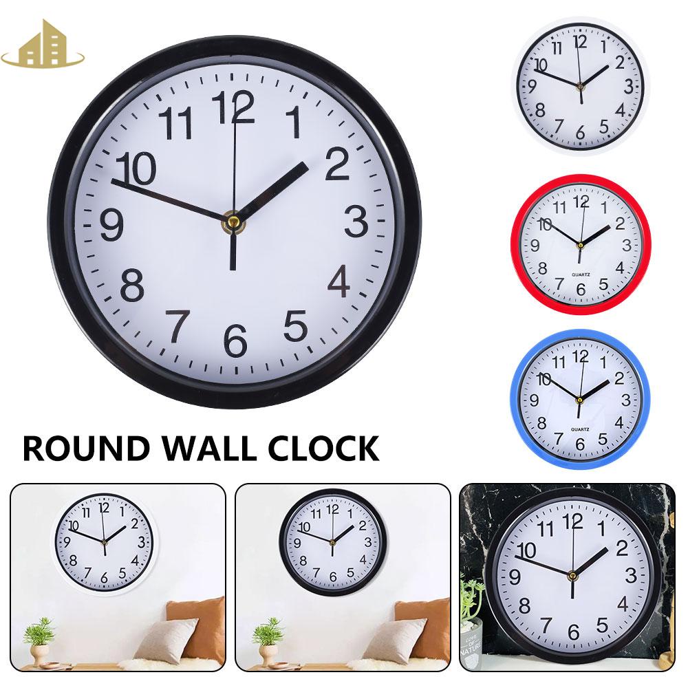 Round Wall Clock Bedroom Kitchen Clocks Silent Home Study Room Kitchen ...