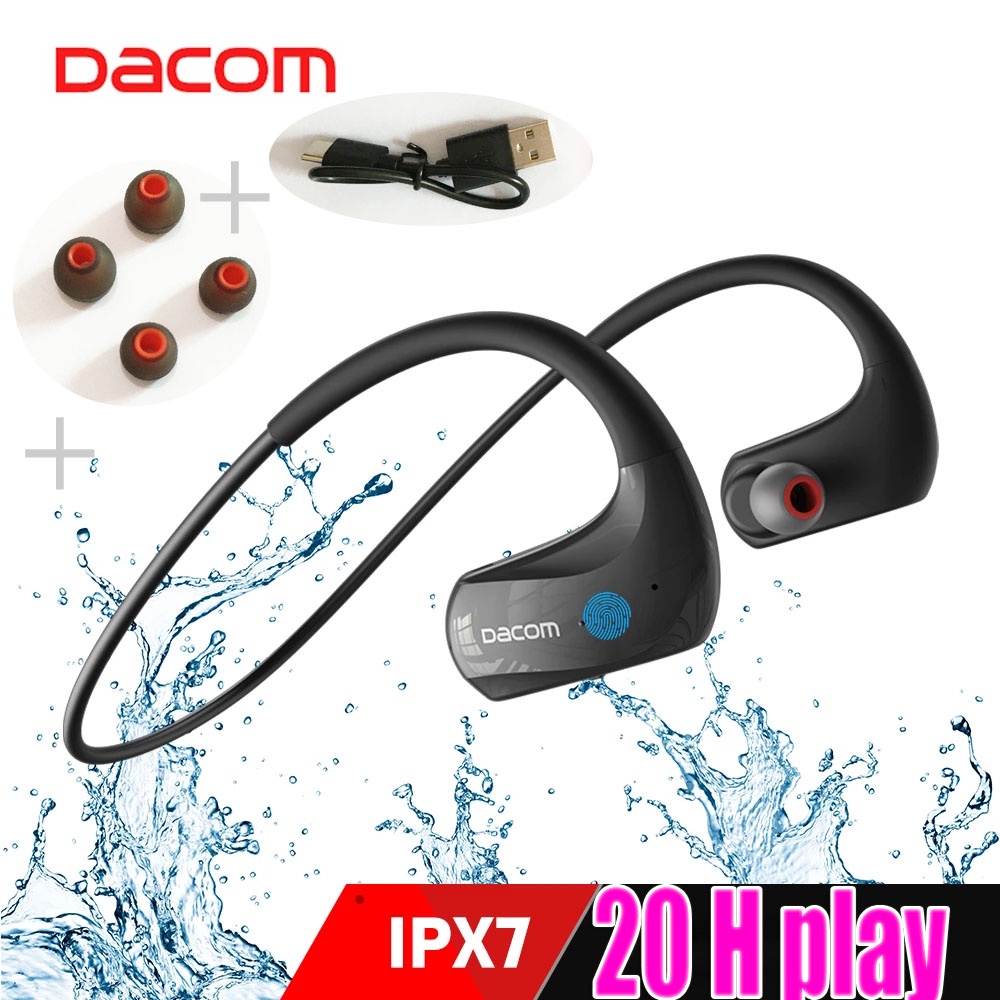 Dacom wireless bluetooth headset Running Sports IPX7 Waterproof ...