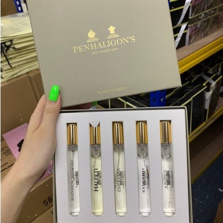 PENHALIGON_FRAGRANCE_LIBRARY (5X10ML) 5IN1 Perfume SET | Shopee Singapore