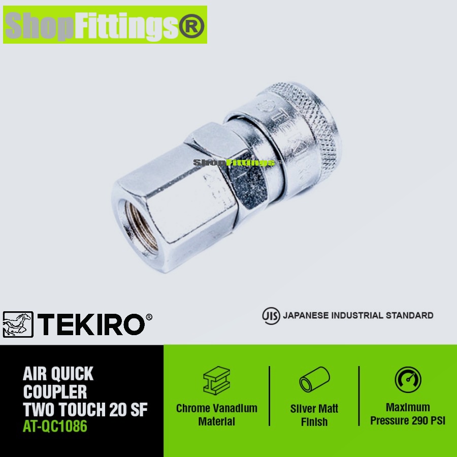 Tekiro SF 20 Coupler Cupler Air Coupler Quick Coupler Two Touch Female ...
