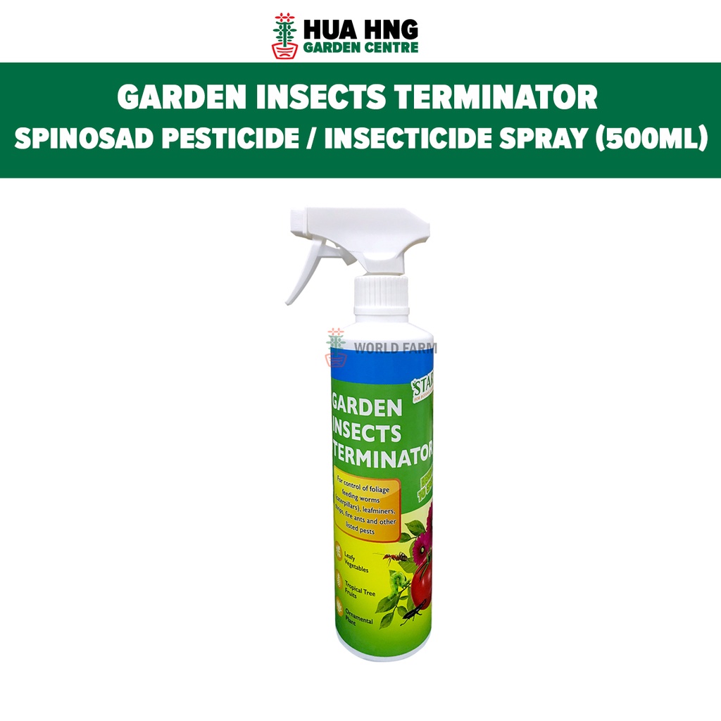 Garden Insects Terminator, Spinosad Pesticide / Insecticide Spray ...