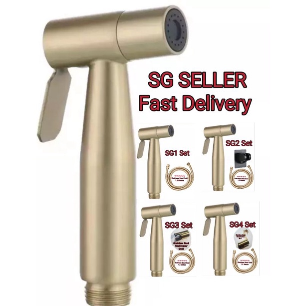 SG Seller 26 Bidet Spray Gun Handheld Diaper 304 Stainless Steel Toilet ...