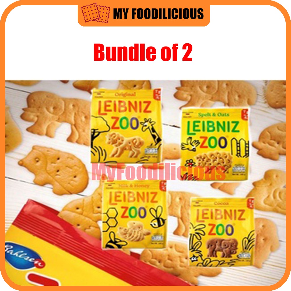 Bahlsen Leibniz Zoo Biscuit Titbits Snacks 100g/Pack | Shopee Singapore