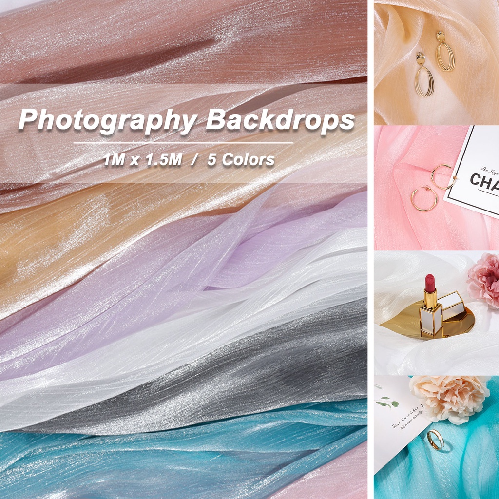 【SG】Photography Mesh Yarn Background Cloth Backdrop Photo Shoot Props ...