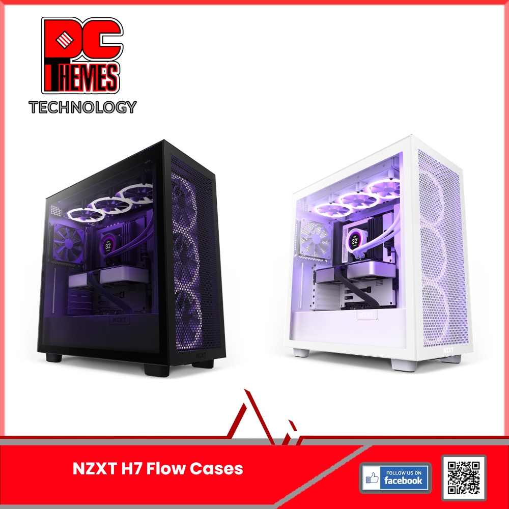 NZXT H7 Flow Cases | Shopee Singapore