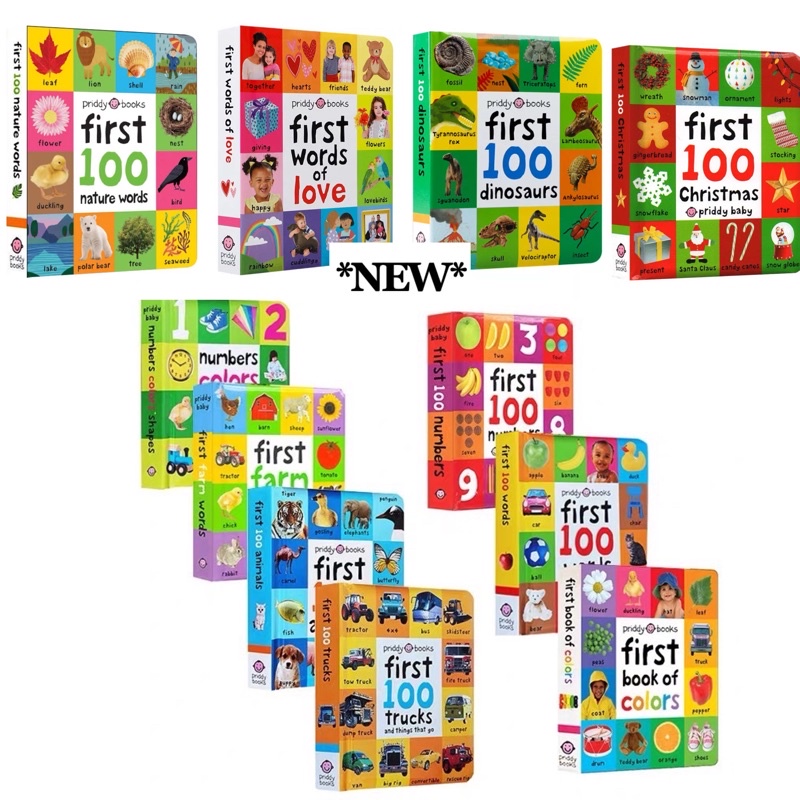 [READYSTOCK] First 100 Words, 100 Numbers, 100 Trucks, 100 Animals ...