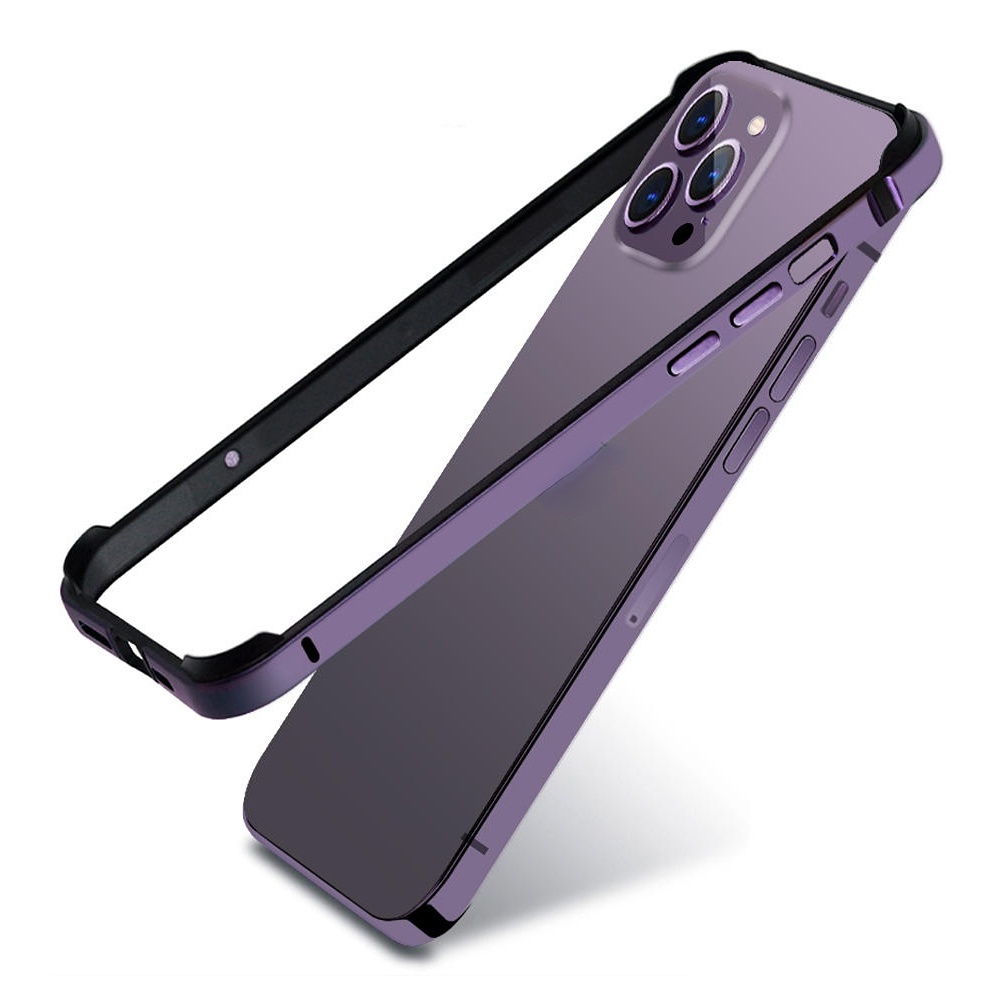 Aluminium Alloy Bumper Case For iPhone 16 15 14 Plus 13 Pro Max Soft ...