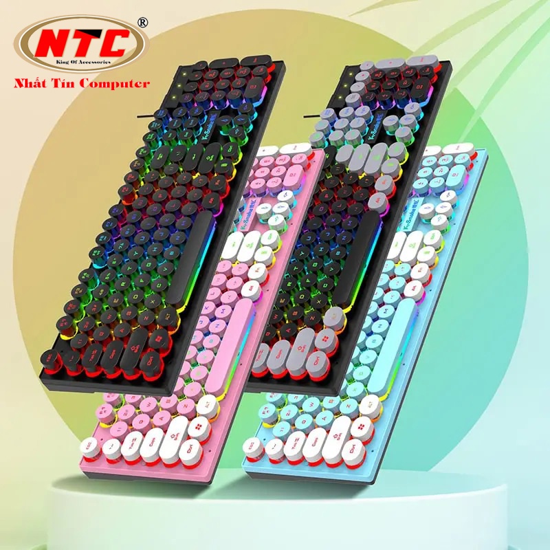 K-Snake K4 multi-color Led mechanical gaming keyboard, very beautiful ...