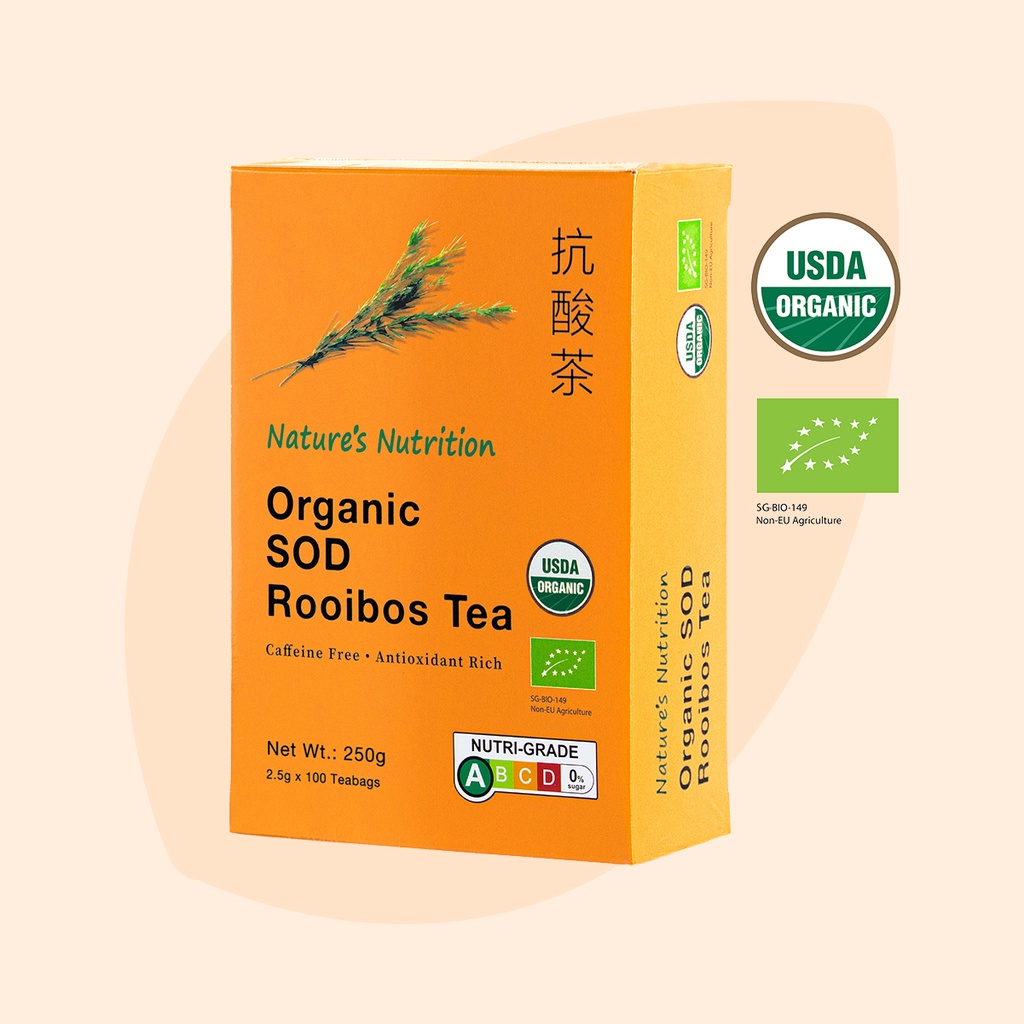Nature's Nutrition Organic Rooibos Tea 100s | Shopee Singapore