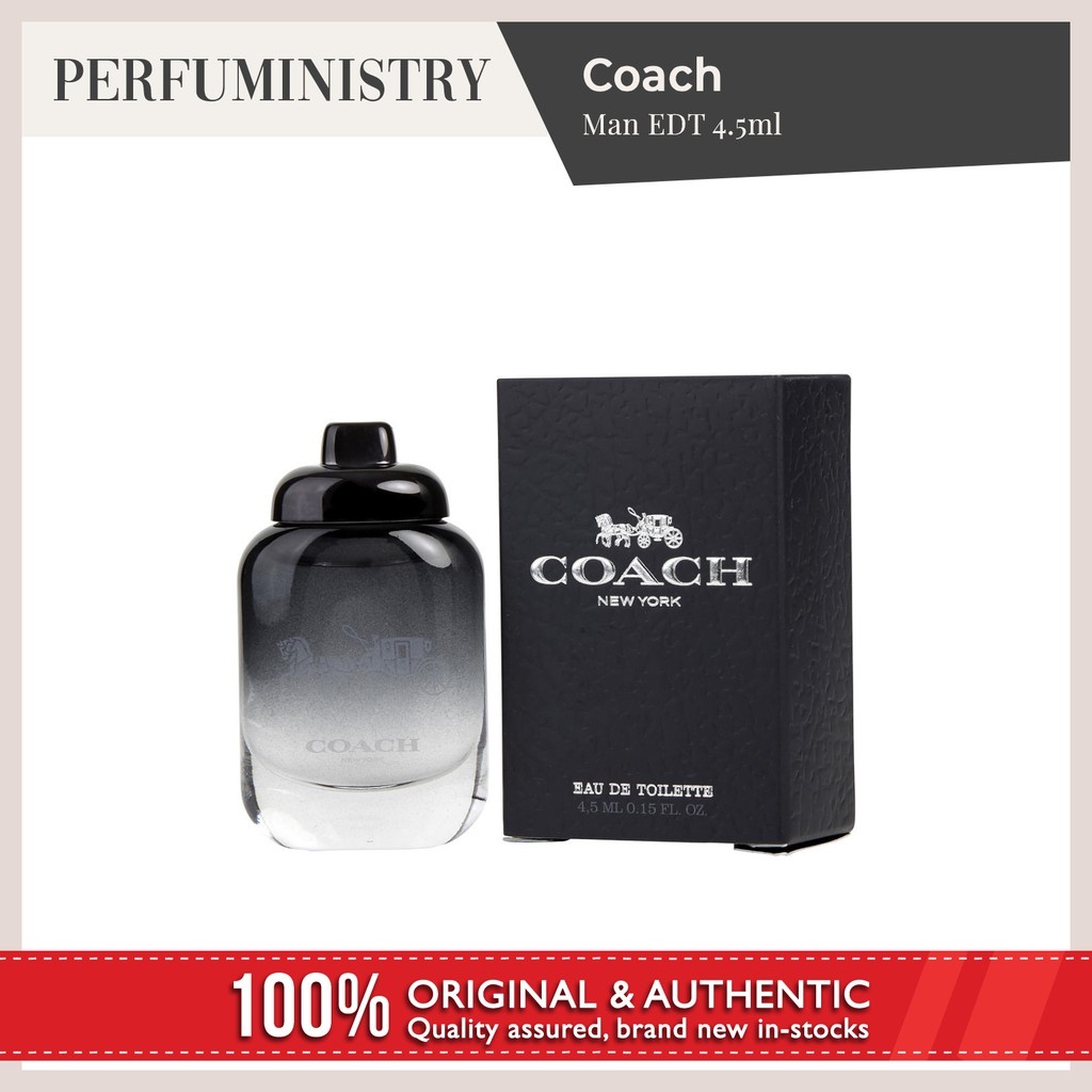 🇸🇬 [perfuministry] COACH MAN EDT 4.5ML FOR MEN MINIATURE (PERFUME ...