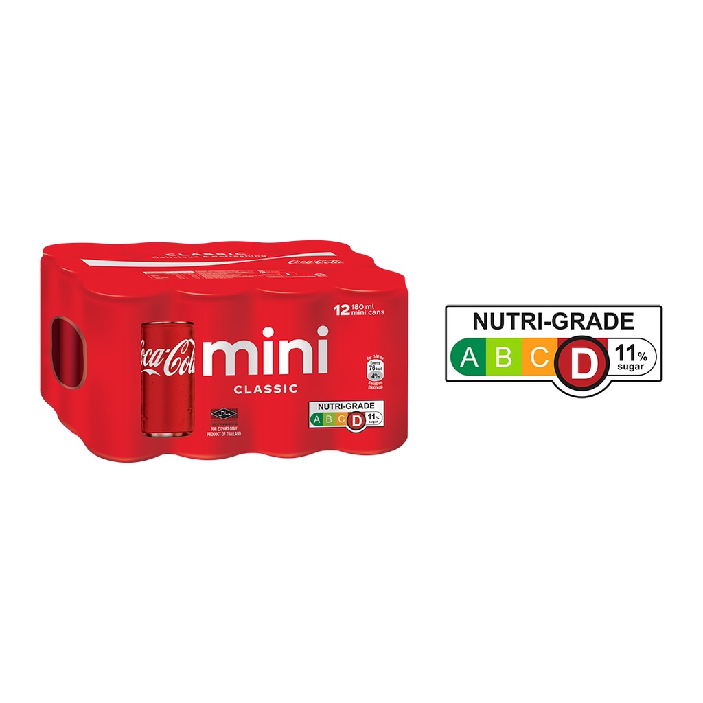Coca-Cola Classic Mini Cans (12 x 180ml) | Shopee Singapore
