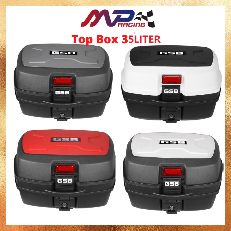 Top Box GSB 35L V2 premium PP quality plastic top box,Givi Stlye ...