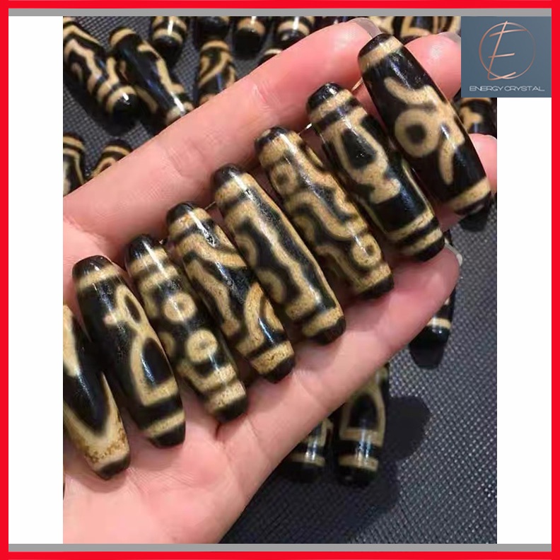 SG Natural Old Dzi Beads Tibetan Old Dzi Beads Bracelet Beads Teachers ...
