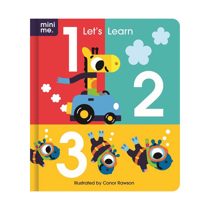 Lets Learn 123 Board Book For Kids to Learn Numbers With Colourful ...