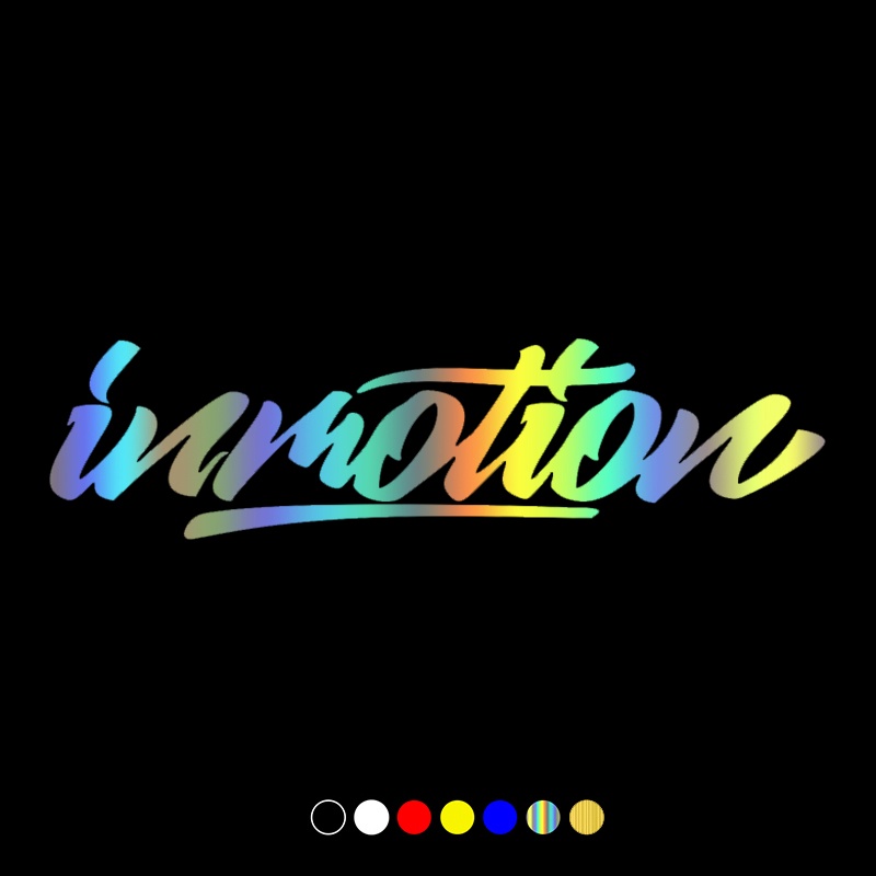 30275# Various Sizes Colors car sticker InMotion vinyl decal waterproof ...