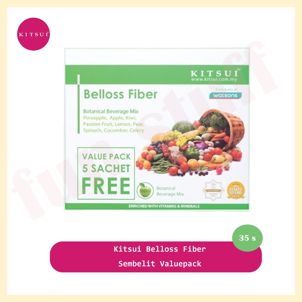 KITSUI Belloss Belly Loss Fiber (15g x 35s) | Shopee Singapore