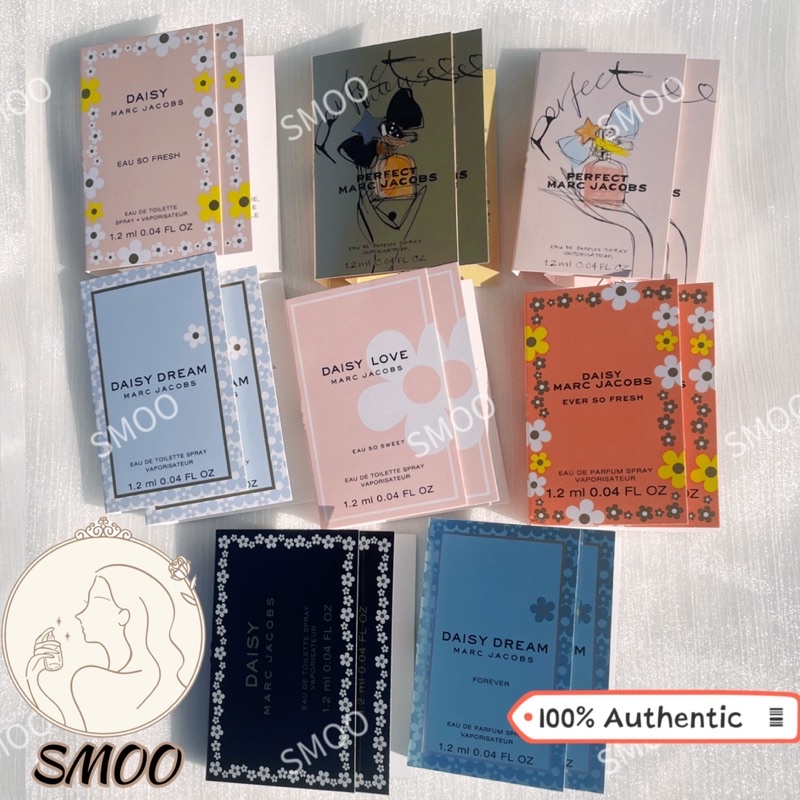 【Vial】Marc Jacobs Perfume Sample Vial collection 1.2ml with Spary head ...
