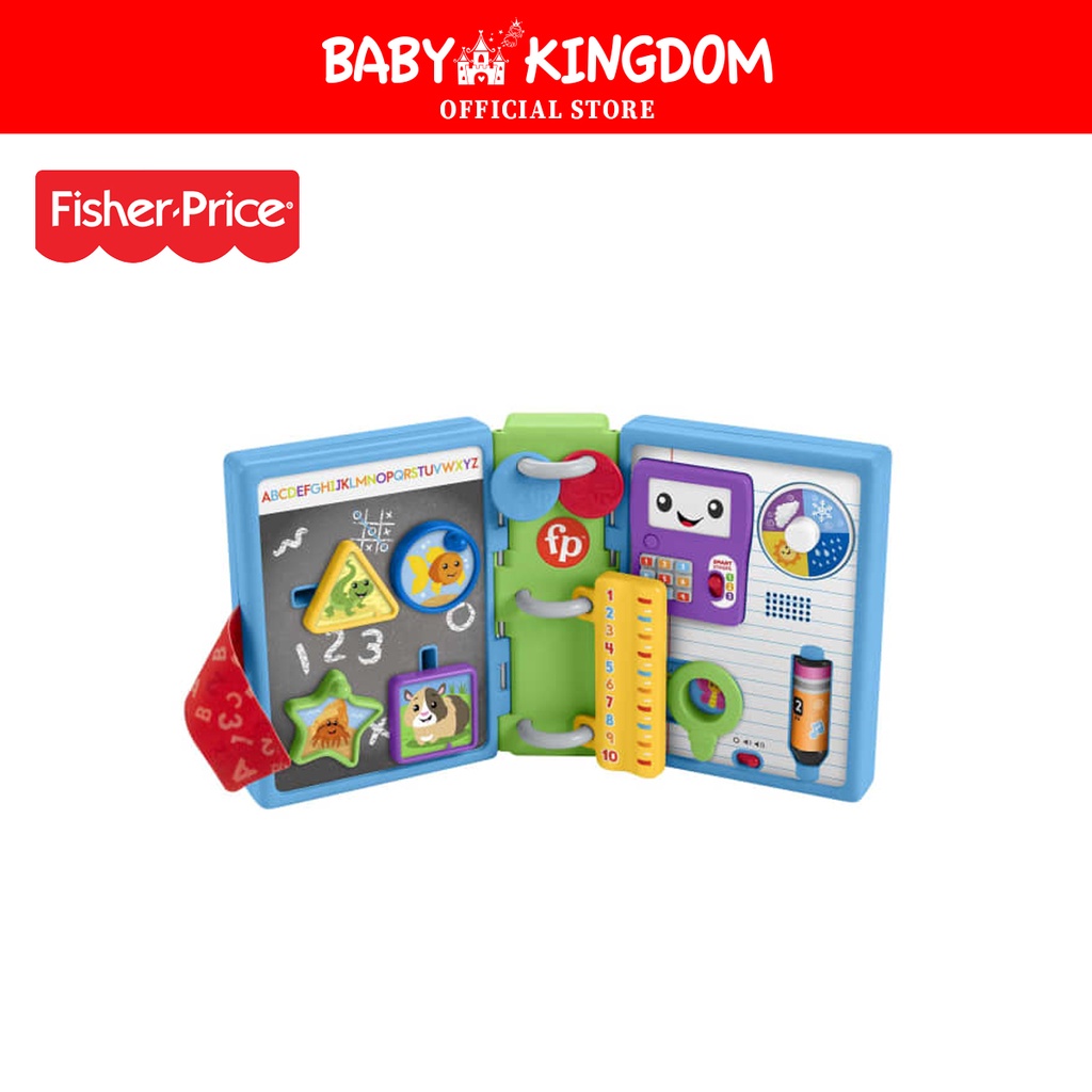 Fisher Price Laugh & Learn 123 Schoolbook Electronic Infant Activity ...