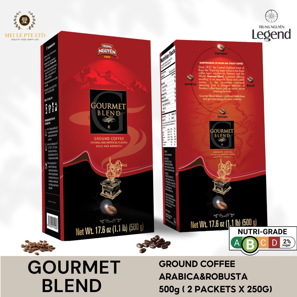 [SG STOCK] Trung Nguyen - Gourmet Coffee coffee 500g/box (Vietnamese ...