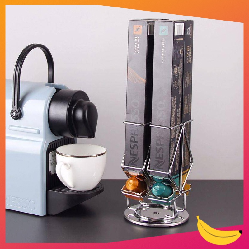 Nespresso Capsule Organizer Rotating 40 Capsules Organization | Shopee ...