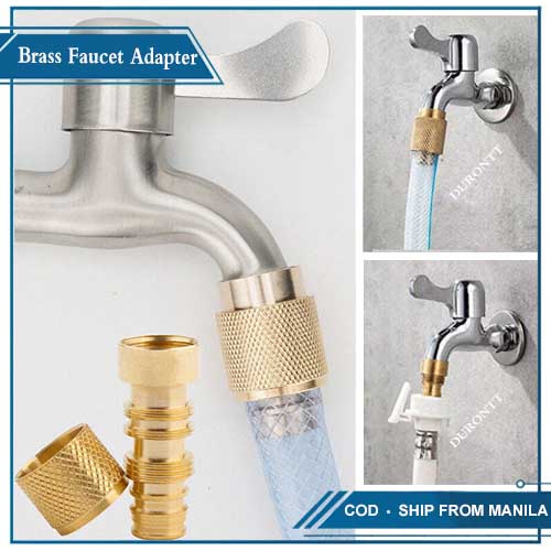 Universal Brass Faucet Adapter 1/2 Faucet Quick Connector for Garden ...