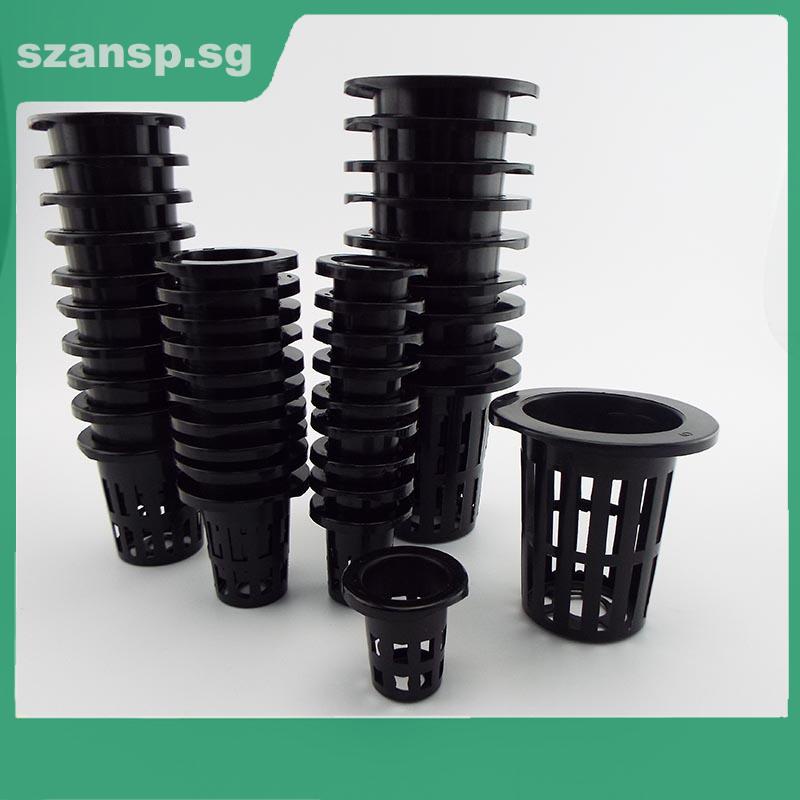 10pcs Plastic Plant Rooter Cup Hydroponic Mesh Pot Vegetable Planting ...