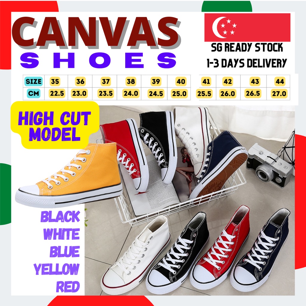 [OFFER $12] [HIGH CUT][LOW CUT] CANVAS SHOES SHOE COMFORT CASUAL ...