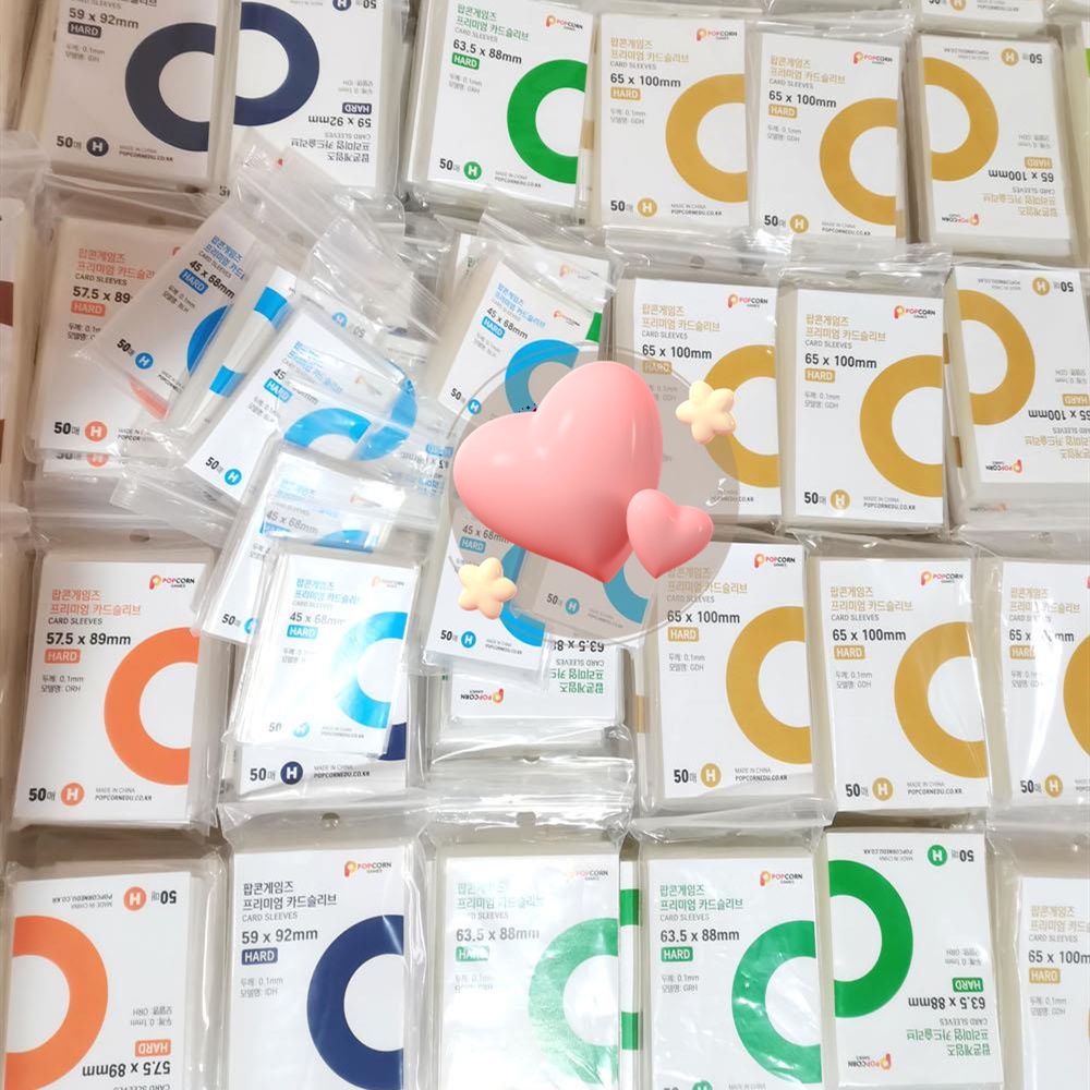 Korean 20dmm 57.5X89mm Popcorn Photocard Sleeve Ido Small Card ...