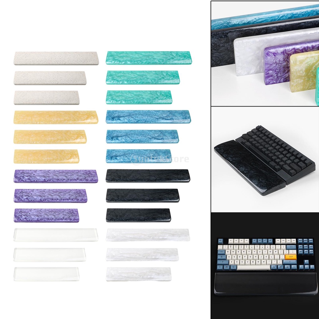 Keyboard Resin Wrist Non Slip for Gamers Release Wrist Pain Support ...