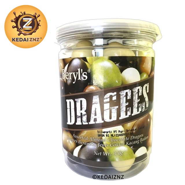 Chocolate Beryls DRAGEES Assorted Almond Coated Chocolate Dragees ...