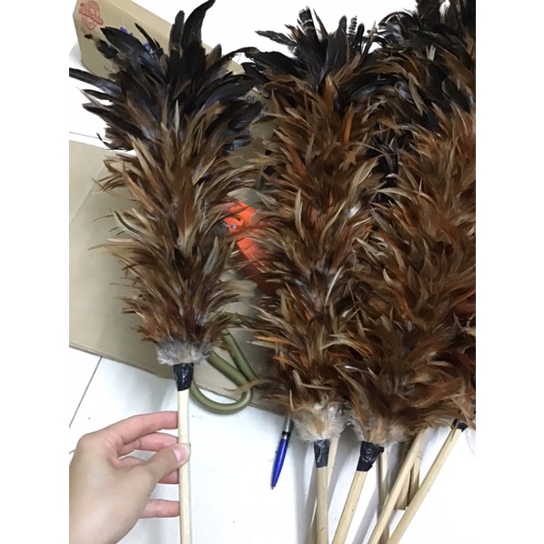 Chicken feather broom - chicken feather dusting broom (chicken feather ...