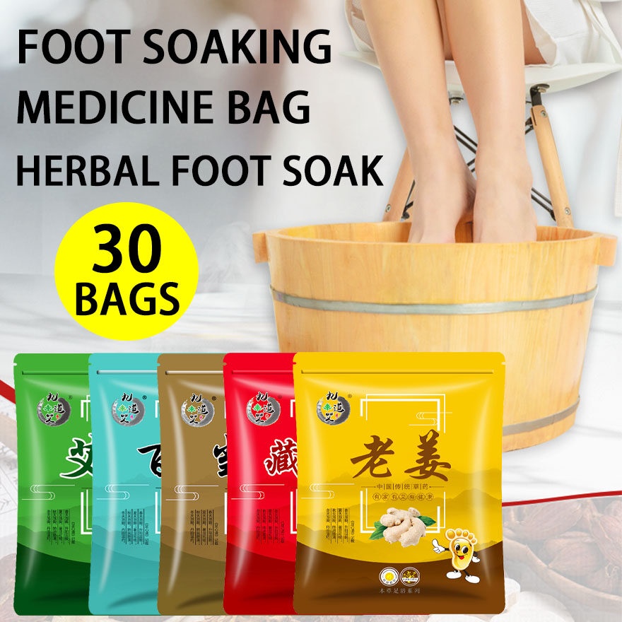 【Best Sellers】 Chinese Herbal Foot Bath Foot Soak Care Spa Soak / 180g ...