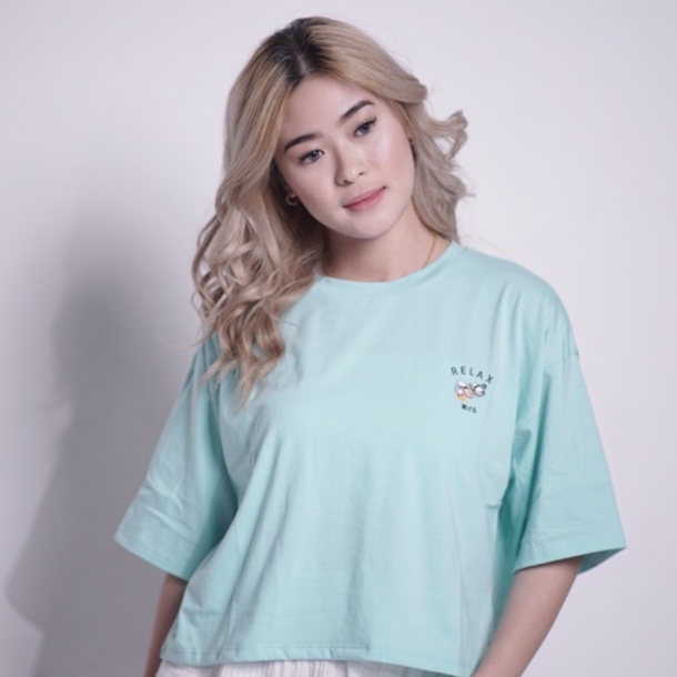 Yoru Basic T-Shirt SUSHI RELAX - Girls' Funny Plain T-Shirt/Shirt ...