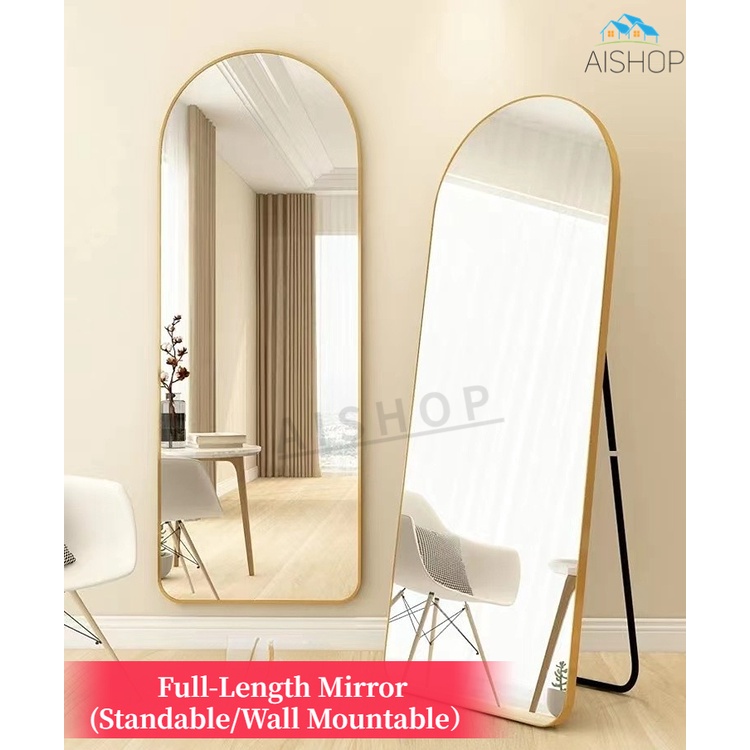 [SG Seller]Full Length Mirror Floor Stand Mirror Home Bedroom Wall ...