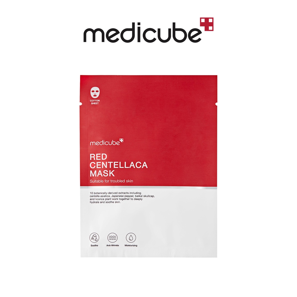[medicube official] Red Centellaca Mask 1ea | Shopee Singapore