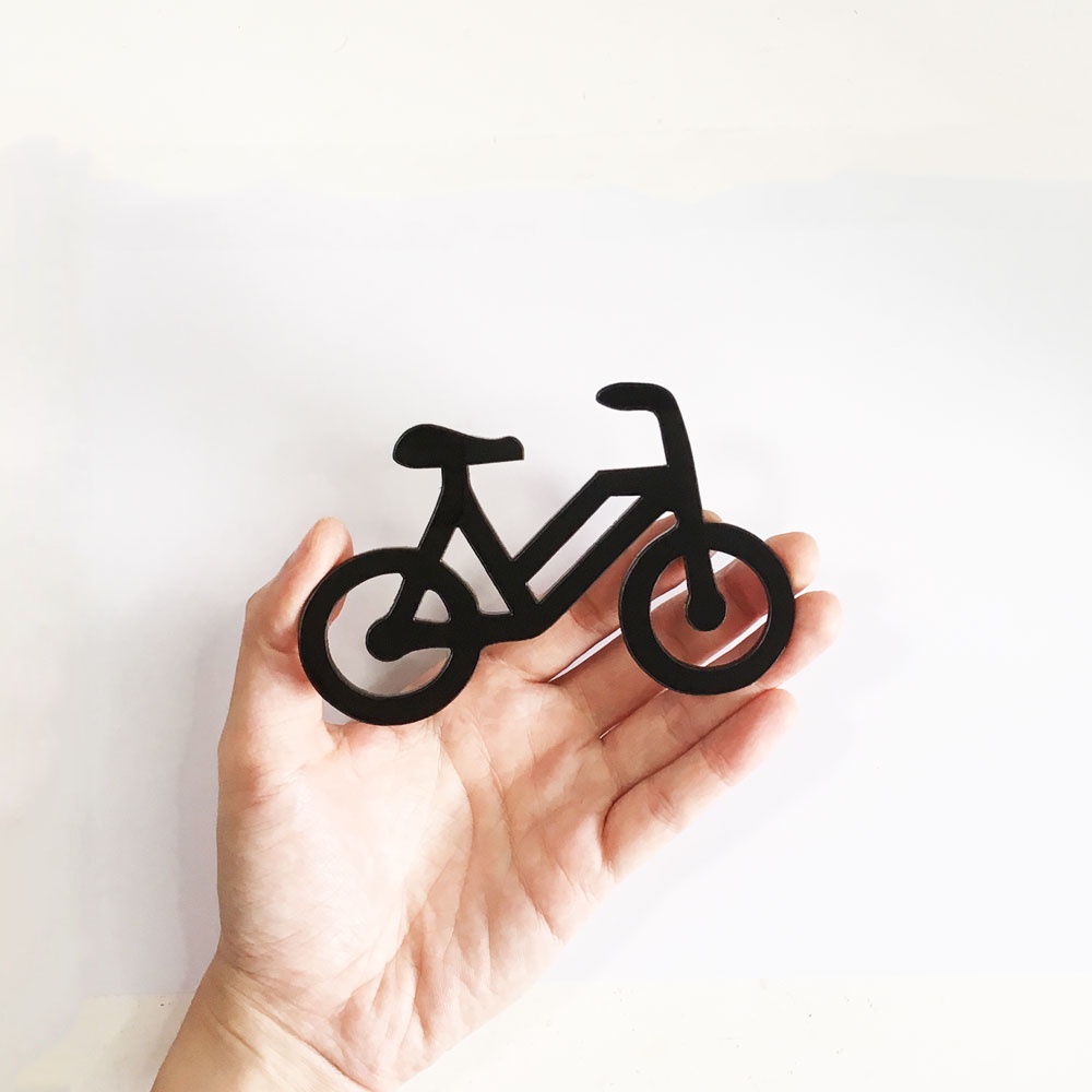 Acrylic Bicycle Sign - Home Display, Decor Wall, Minimalist Signs, Bike ...