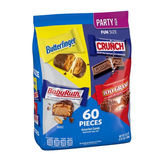 Assorted Fun Size Chocolate Bars, 60 counts | Shopee Singapore