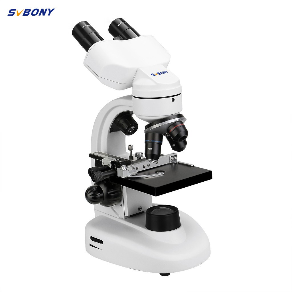 LED laboratory composite binocular microscope adjustable SVBONY SV605 ...