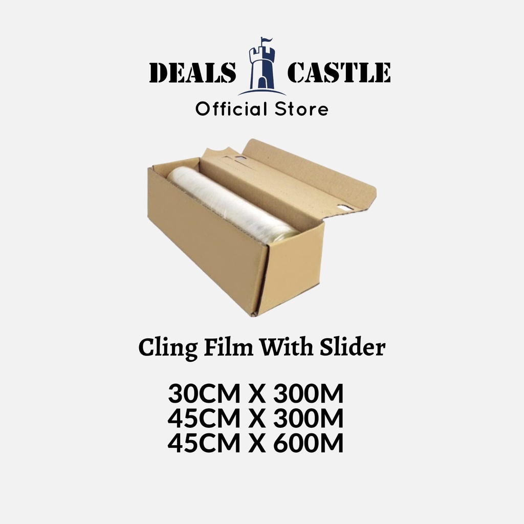 [SG STOCK] Premium Quality Food Grade Cling Film With Slide Cutter ...