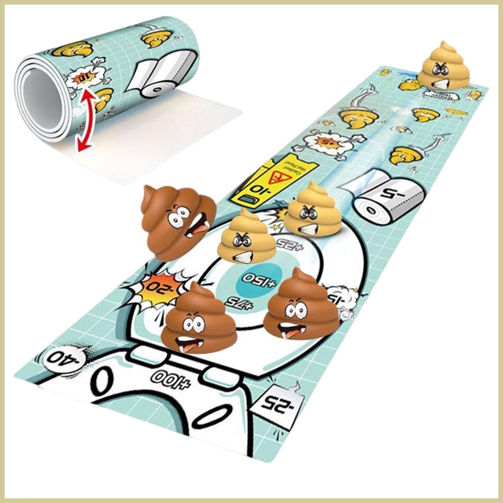 Table Curling Game Curling Indoor Games Set for Kids Portable Board ...