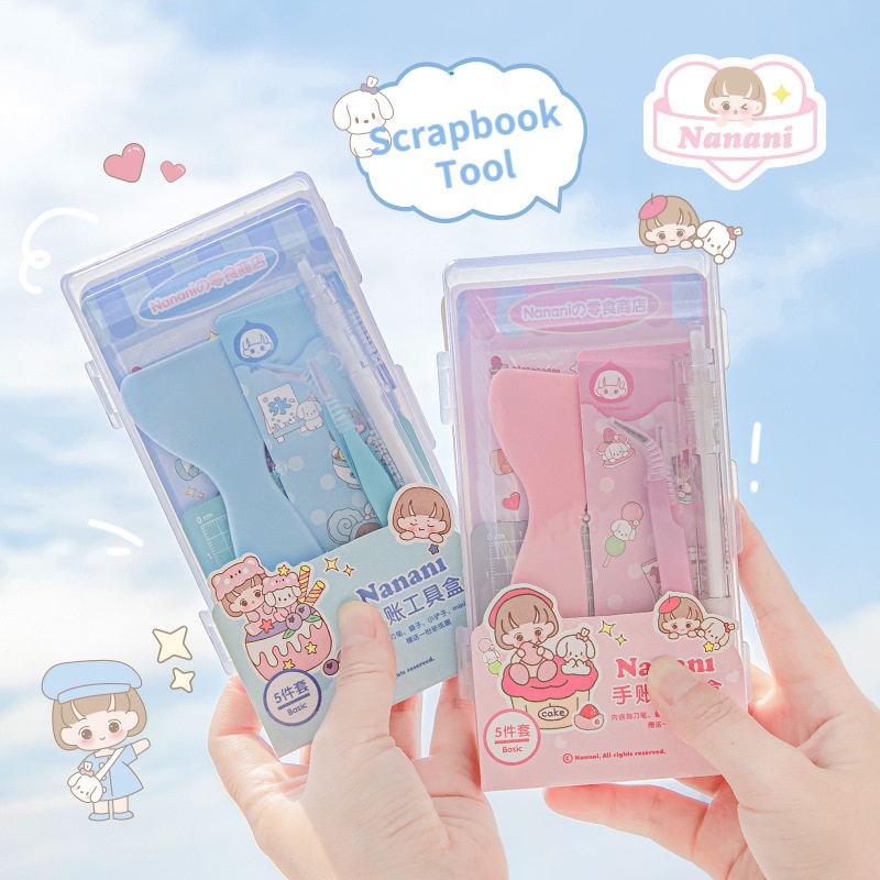 8pcs/Set Sticker Tool With Tweezer Scraper Mini Base Plate Shovel ...