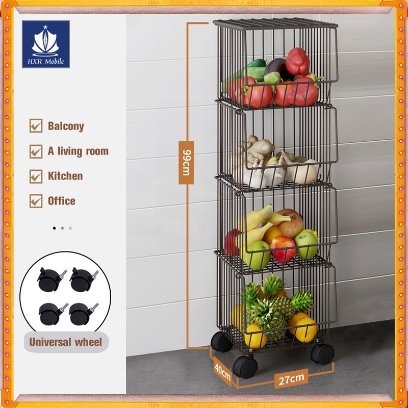 HXR commodity kitchen shelves /4 shelves/multifunctional fruit and ...